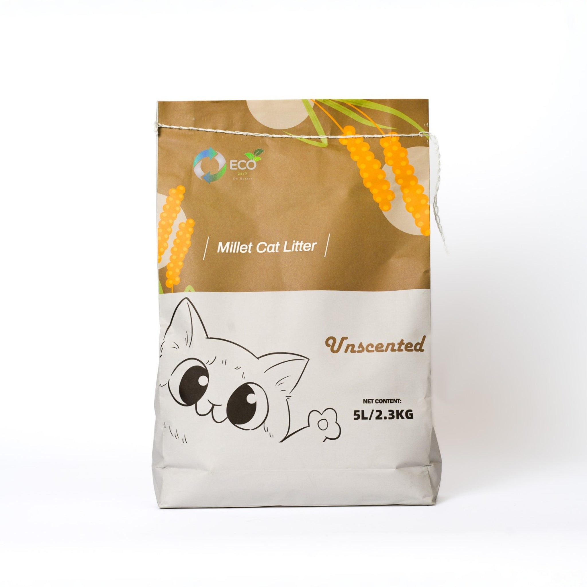 Millet Cat Litter 2.3kg Bag – Eco 247